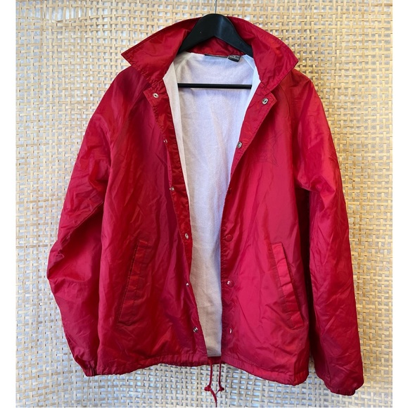 Jackets & Coats | Vintage Auburn Sport Size Small Red Lifeguard Jacket ...